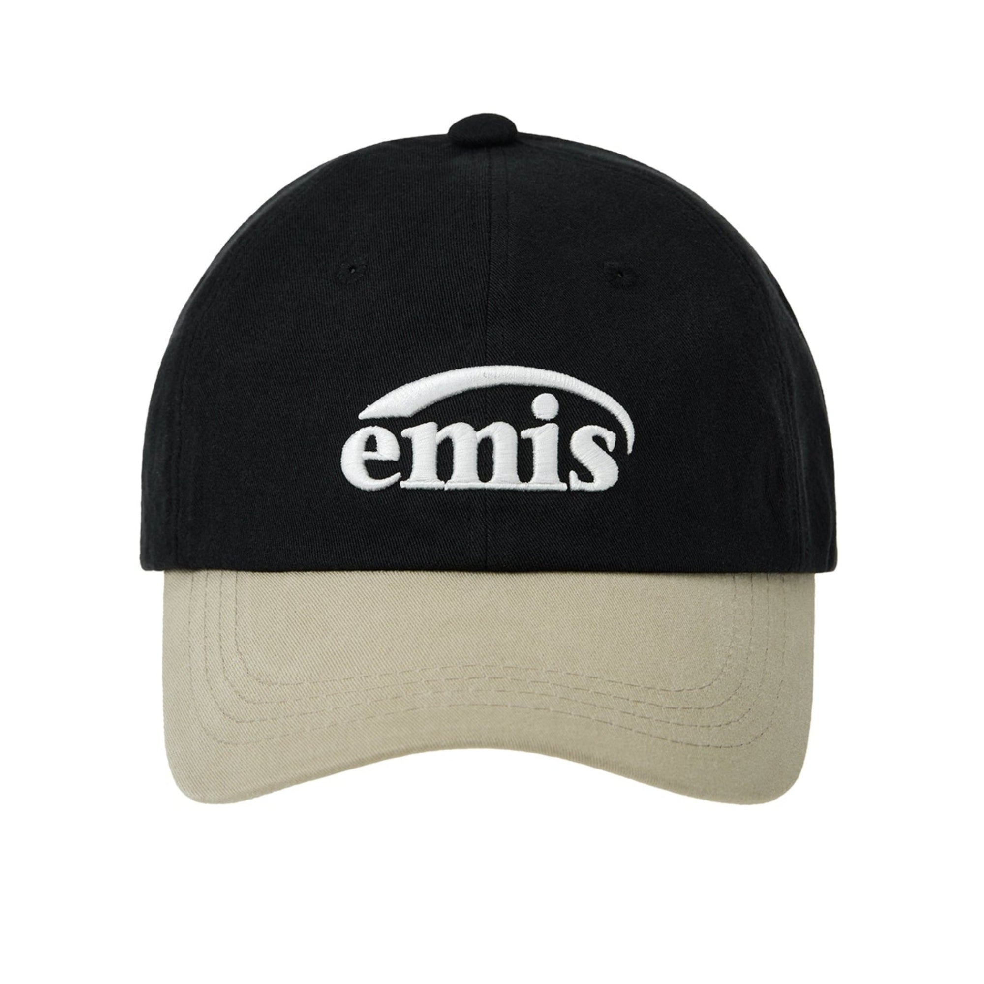 NEW LOGO MIX BALL CAP(RENEWAL)-BEIGE/BLACK – fokka